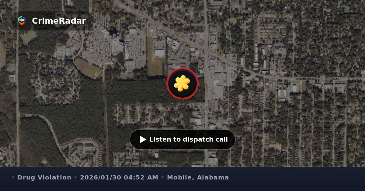 Possible overdose at Timber Ridge Apartments, Mobile AL | CrimeRadar