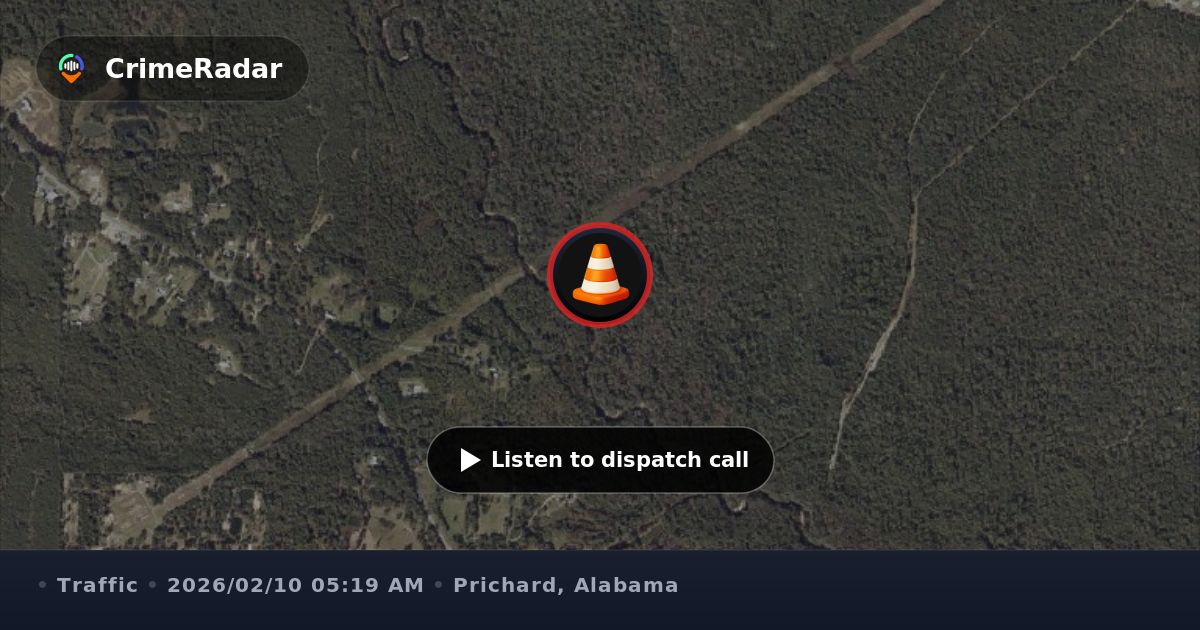 Two-vehicle crash near Highway 45 and Kushla McLeod Rd, Prichard AL ...