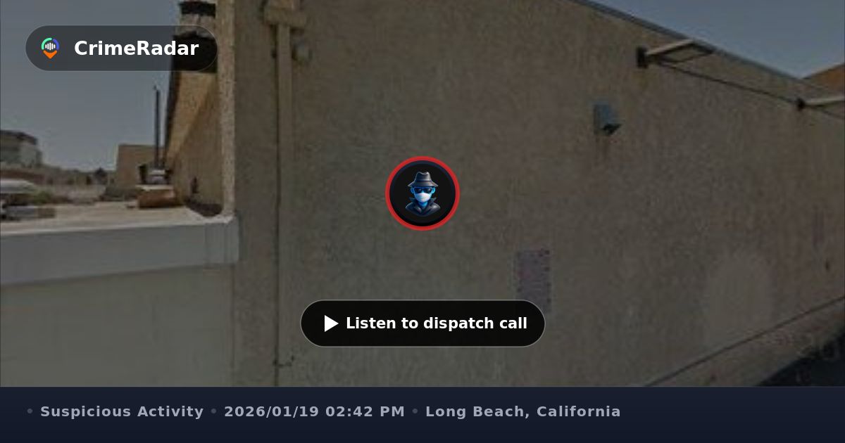 Deputies check man in wheelchair near Long Beach Blvd, Long Beach CA | CrimeRadar