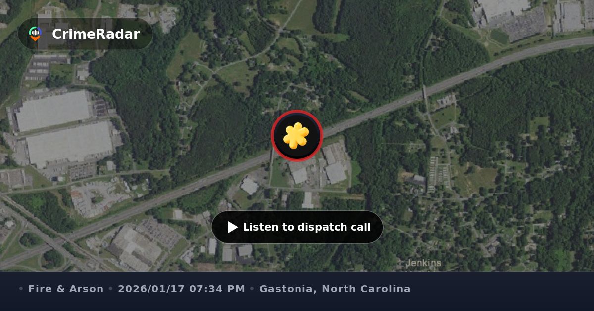 Firefighters battle house fire near Baker Blvd, Gastonia NC | CrimeRadar