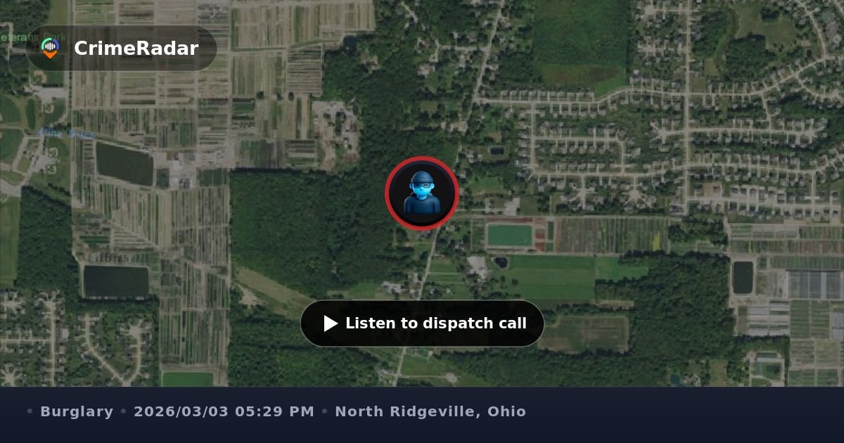 Residential panic alarm at Stratton Mill home, North Ridgeville OH ...