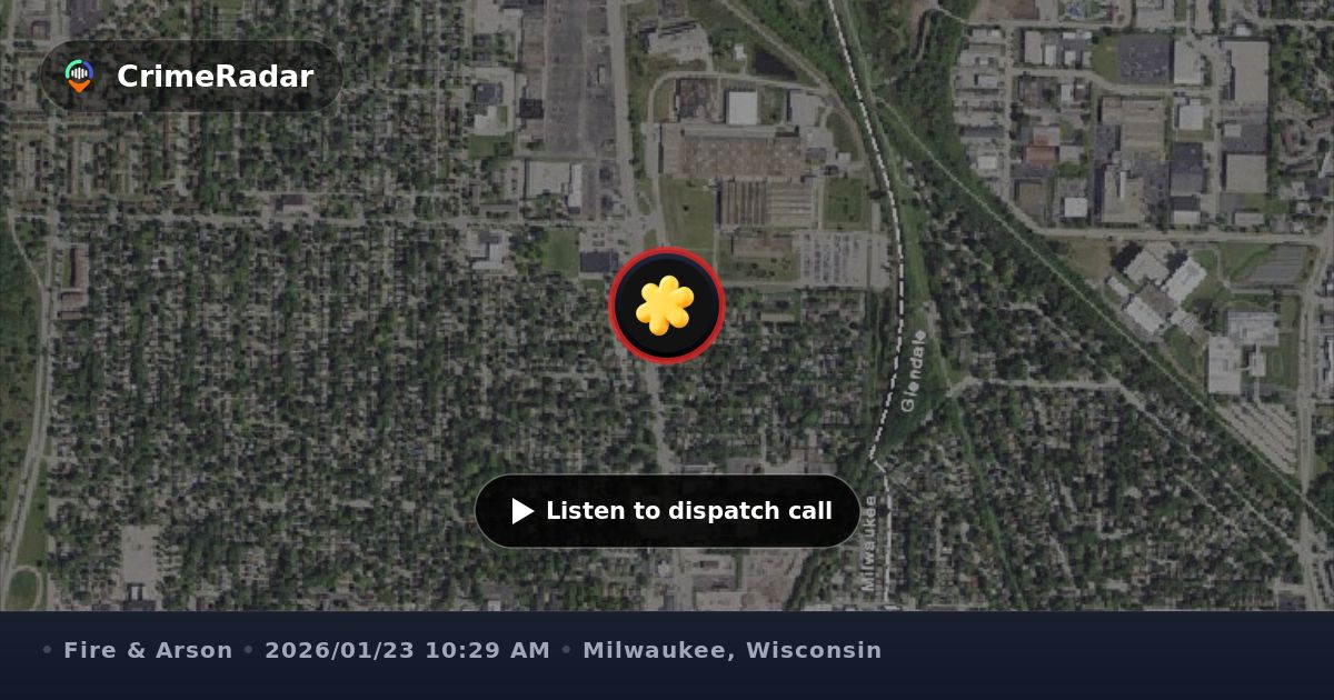Fire crews respond to alarm on North 35th St, Milwaukee WI | CrimeRadar
