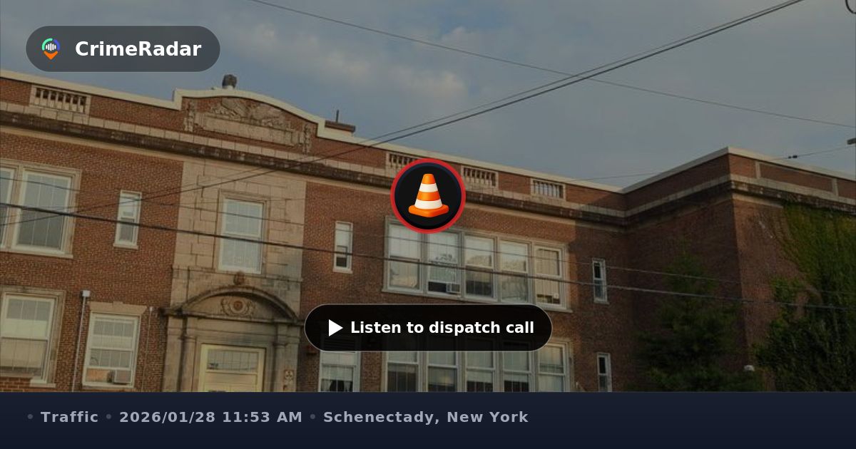 Traffic accident near Van Corlaer Elementary School, Schenectady NY ...