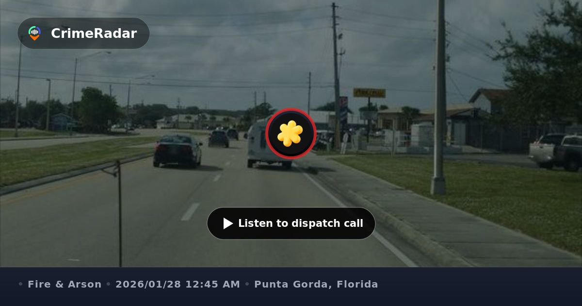 Alarm activation at business on Kings Highway, Punta Gorda FL | CrimeRadar