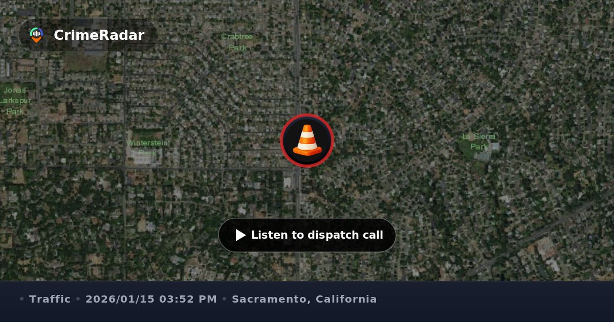 Vehicle accident near La Brea Way in Sacramento, Sacramento CA | CrimeRadar