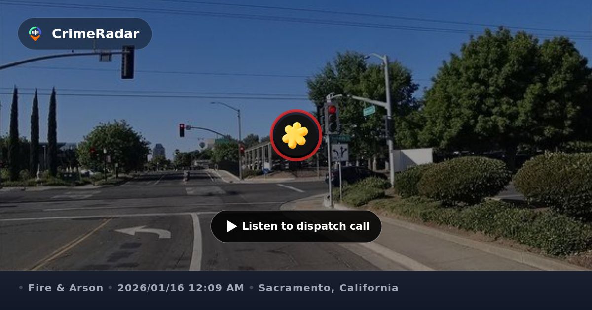 Dumpster fire near Richards and Sequoia Pacific, Sacramento CA | CrimeRadar