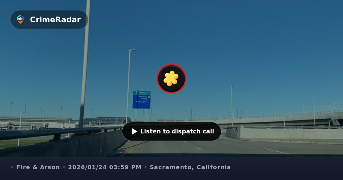 Firefighters respond to equipment issue at airport, Sacramento CA ...