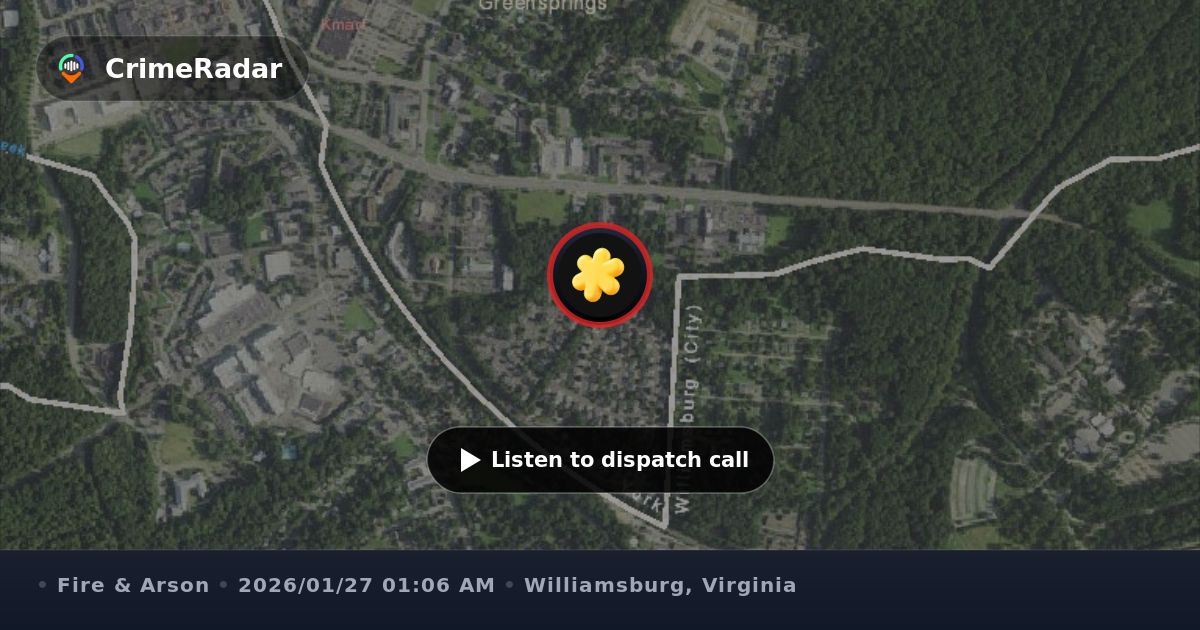 Fire crews respond to church alarm on Scotland St, Williamsburg VA ...