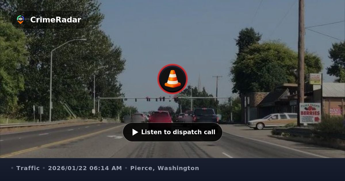 Vehicle hits barrier on WA-167 north of Highway 410, Pierce County WA ...