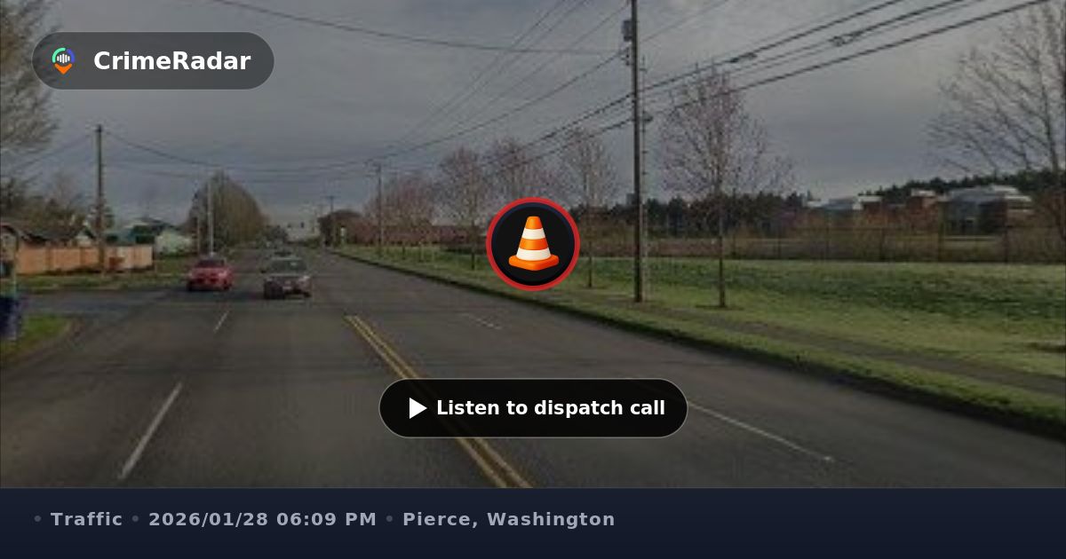 Traffic collision blocks lanes on Portland Ave, Pierce County WA ...