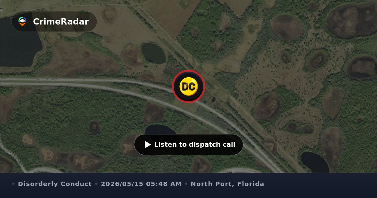 Driver hits car window during road dispute, North Port FL | CrimeRadar
