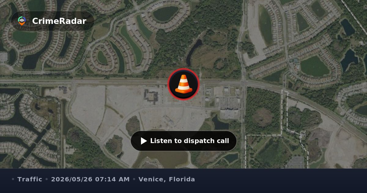Traffic stop in parking lot on Mercado Drive, Venice FL | CrimeRadar
