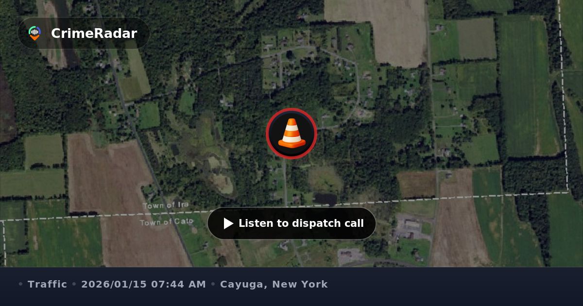 Truck hits tree near Route 370 in Cato, Cayuga County NY | CrimeRadar