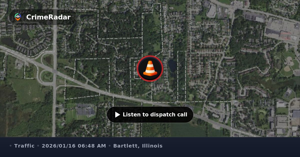 Traffic collision near Lake Street and Red Oak, Bartlett IL | CrimeRadar