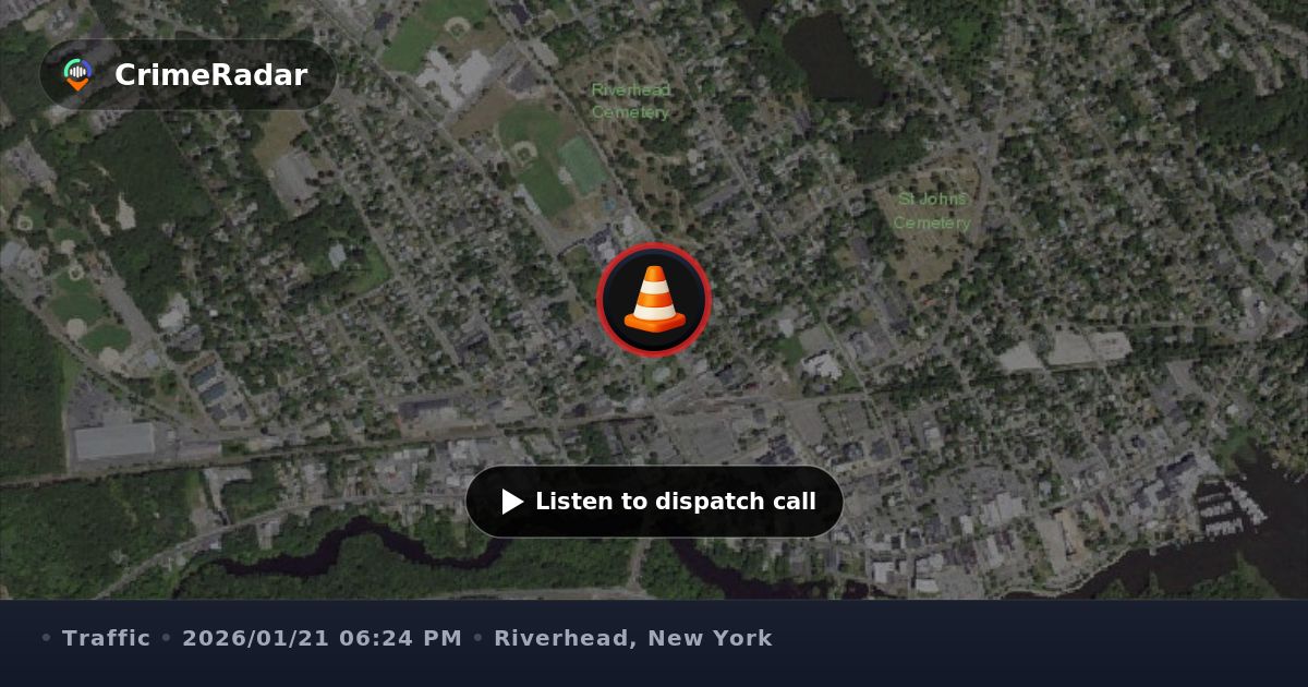 Traffic stop conducted near Railroad Ave, Riverhead NY | CrimeRadar