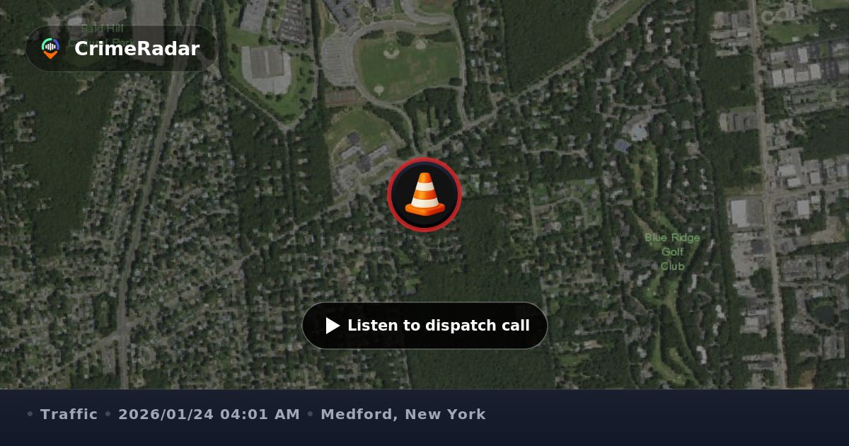 Traffic collision near Old Medford Ave and Fleetwood Dr, Medford NY ...