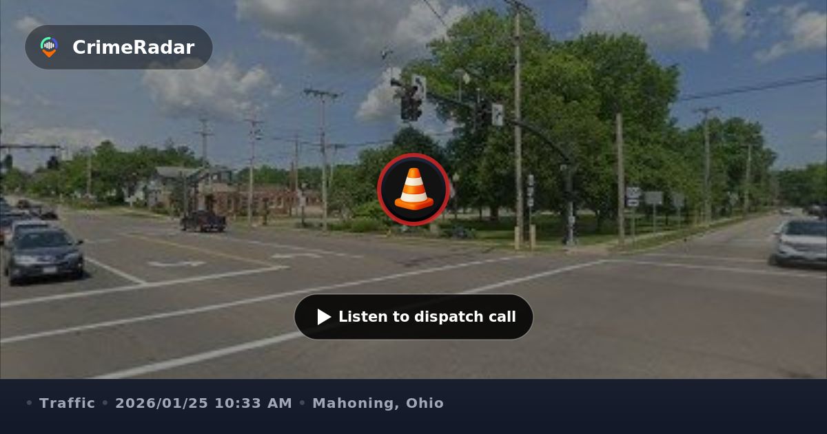 Disabled sedan blocks northbound ramp, Mahoning County OH | CrimeRadar