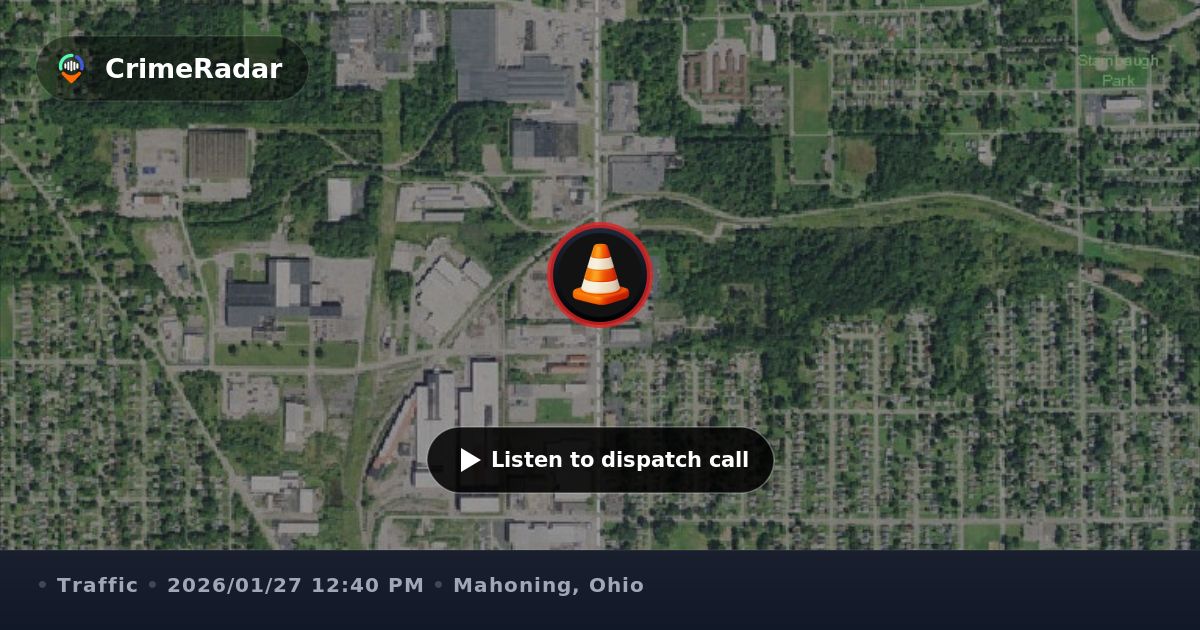 Apparent traffic accident near Oakwood Avenue ramp, Mahoning County OH ...