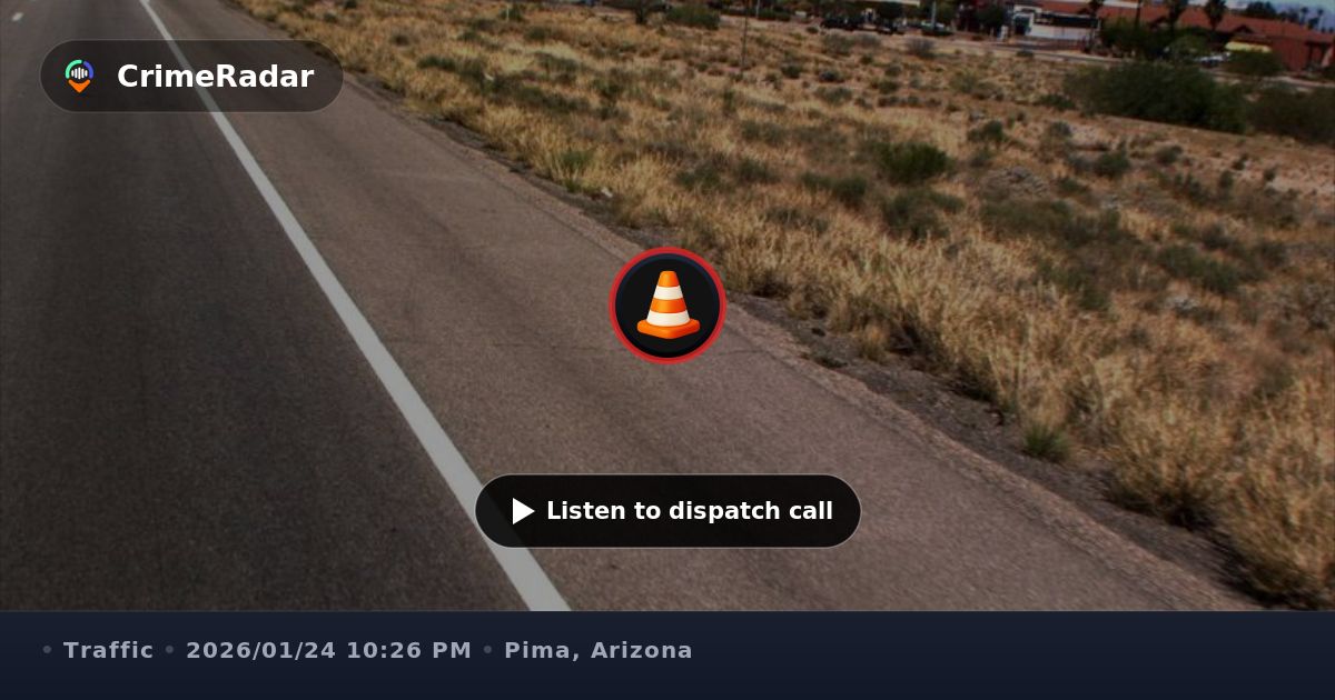 Apparent traffic crash on Interstate 10, Pima County AZ | CrimeRadar
