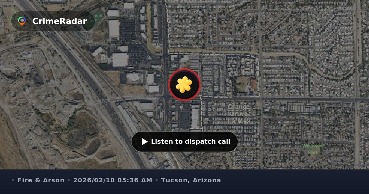 Crews respond to two small fires near travel center, Tucson AZ | CrimeRadar