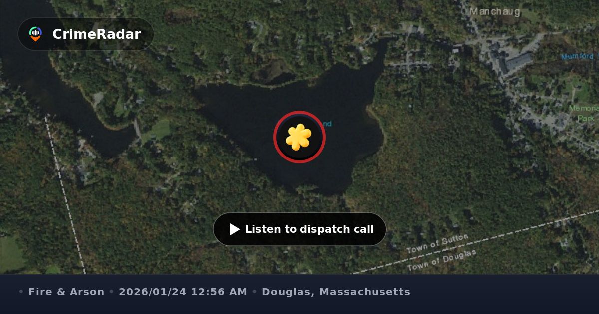 CO2 alarm prompts evacuation on Forest St, Douglas MA | CrimeRadar