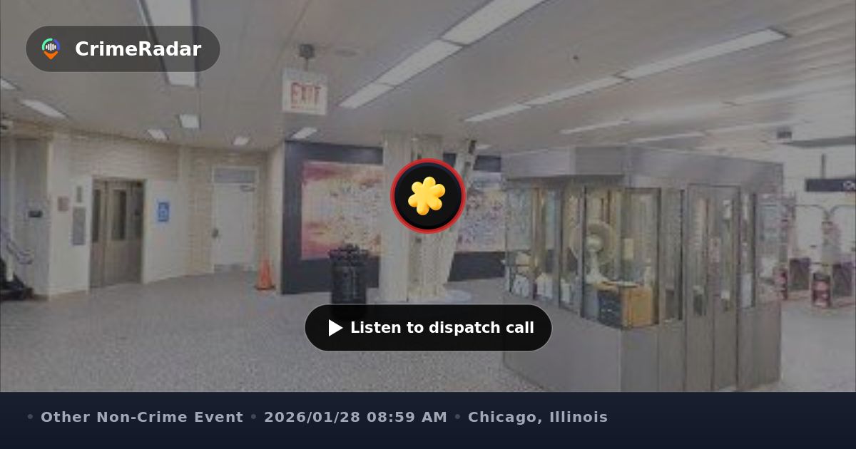 Train operator unresponsive on Southport line, Chicago IL | CrimeRadar