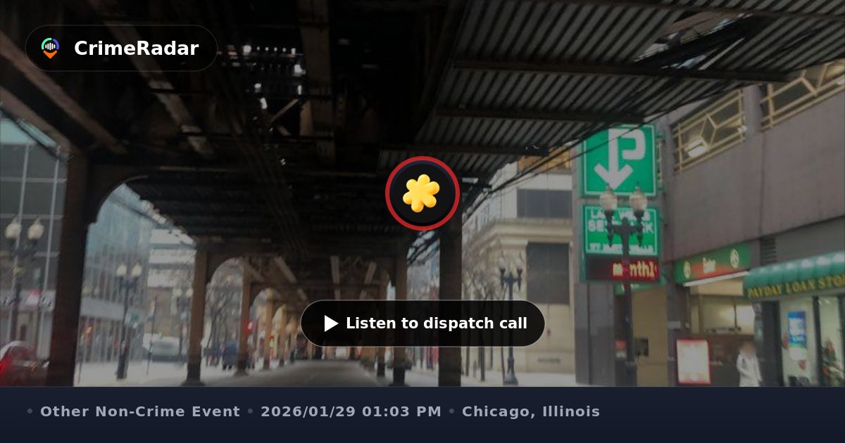 Green Line train emergency near Tower 18, Chicago IL | CrimeRadar