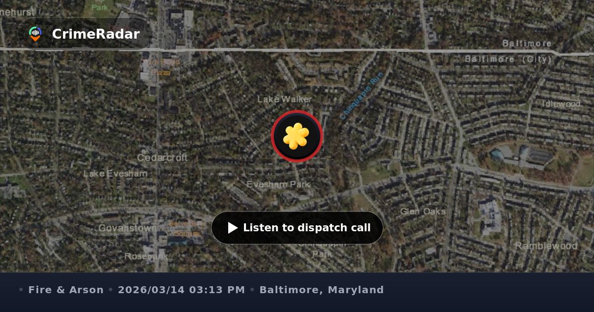 Smoke alarm installation on Northwood Drive, Baltimore MD | CrimeRadar