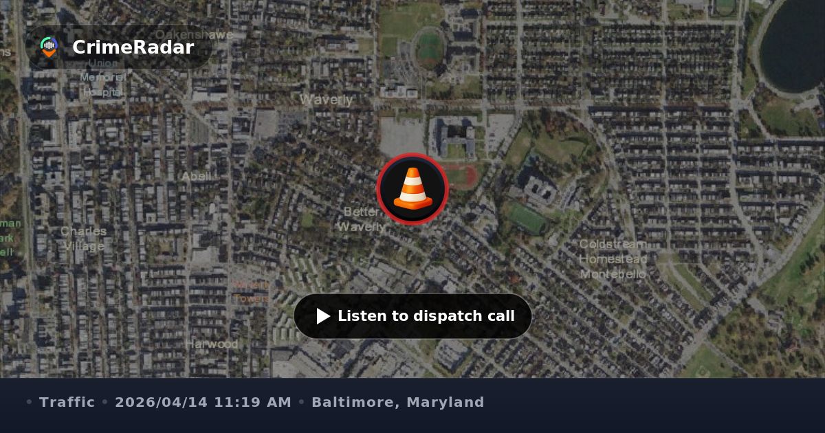 Vehicle crash at Friendship Street and Kirk Avenue, Baltimore MD ...