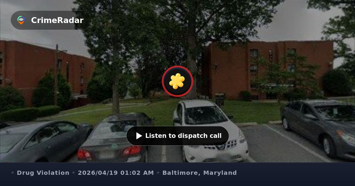 Overdose reported at Loyola University dorm, Baltimore MD | CrimeRadar