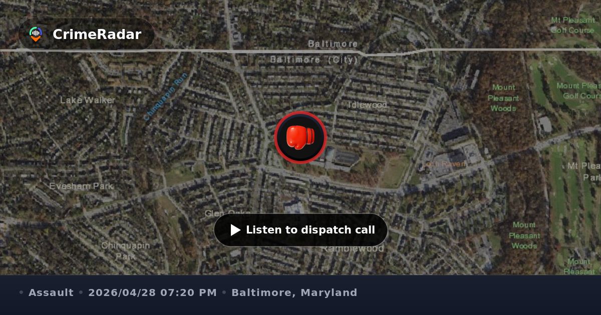 Woman injured in assault on Leith Walk, Baltimore MD | CrimeRadar