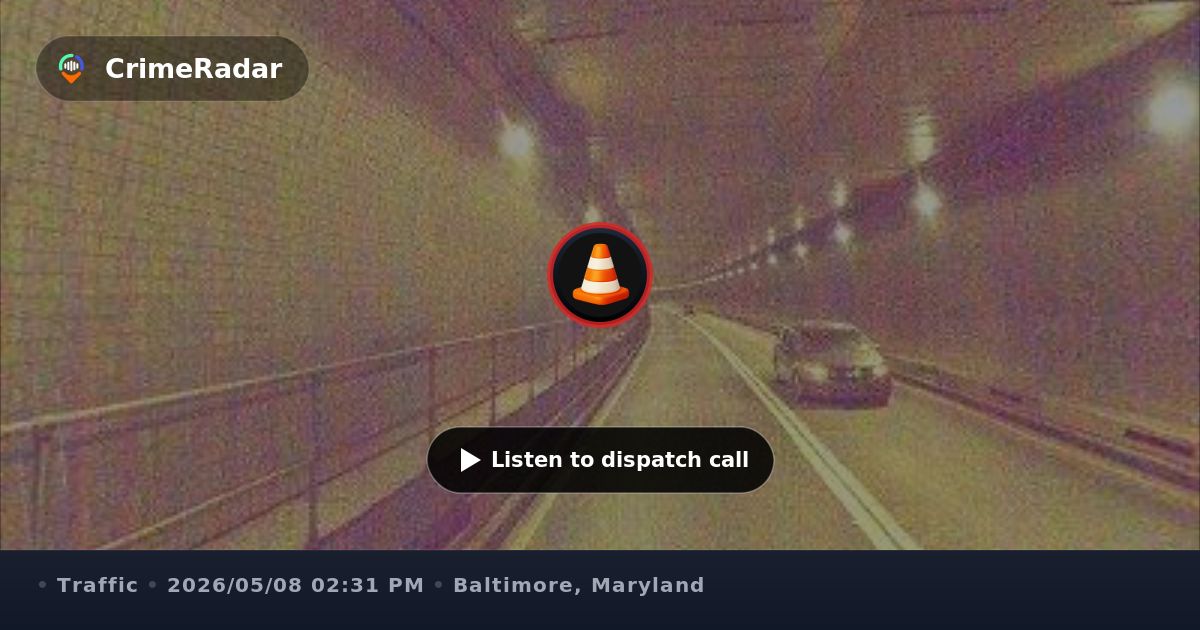 Rescue alarm on I-95 near Fort McHenry tunnel, Baltimore MD | CrimeRadar