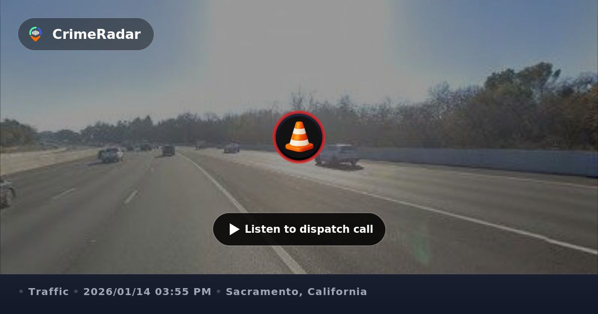 Vehicle stopped on I-5 near Arena Boulevard, Sacramento CA | CrimeRadar