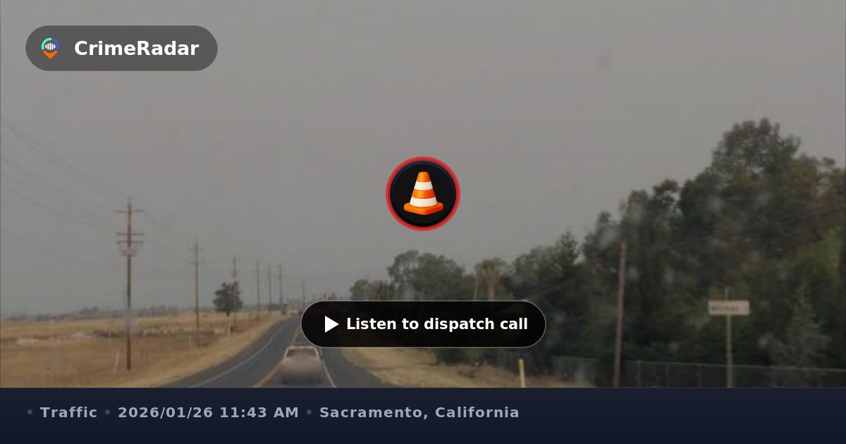 Debris hazard involving semi trucks on Jackson Rd, Sacramento County CA ...