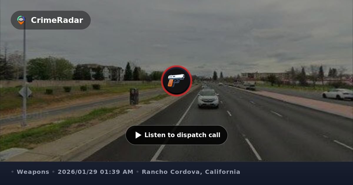 Pedestrian flagging vehicles on WB US 50 near Mather Field Rd, Rancho ...