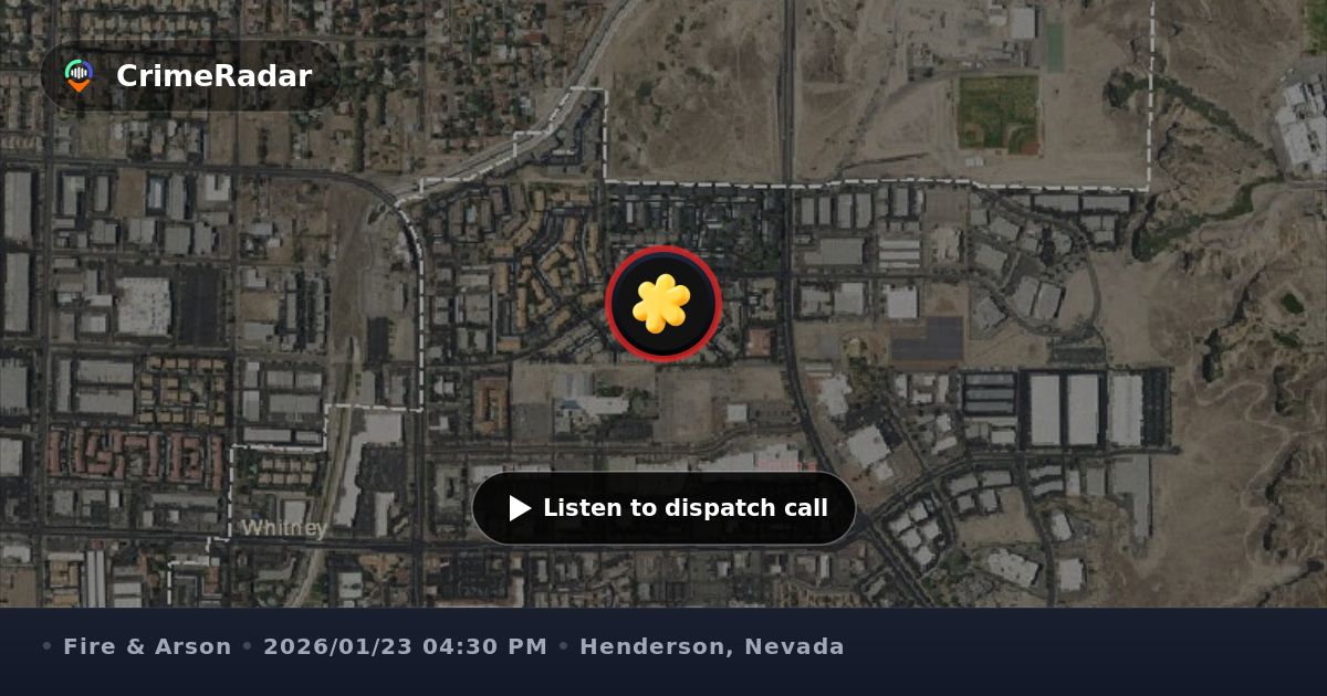 Fire crew added to call near Green Valley Pkwy, Henderson NV | CrimeRadar
