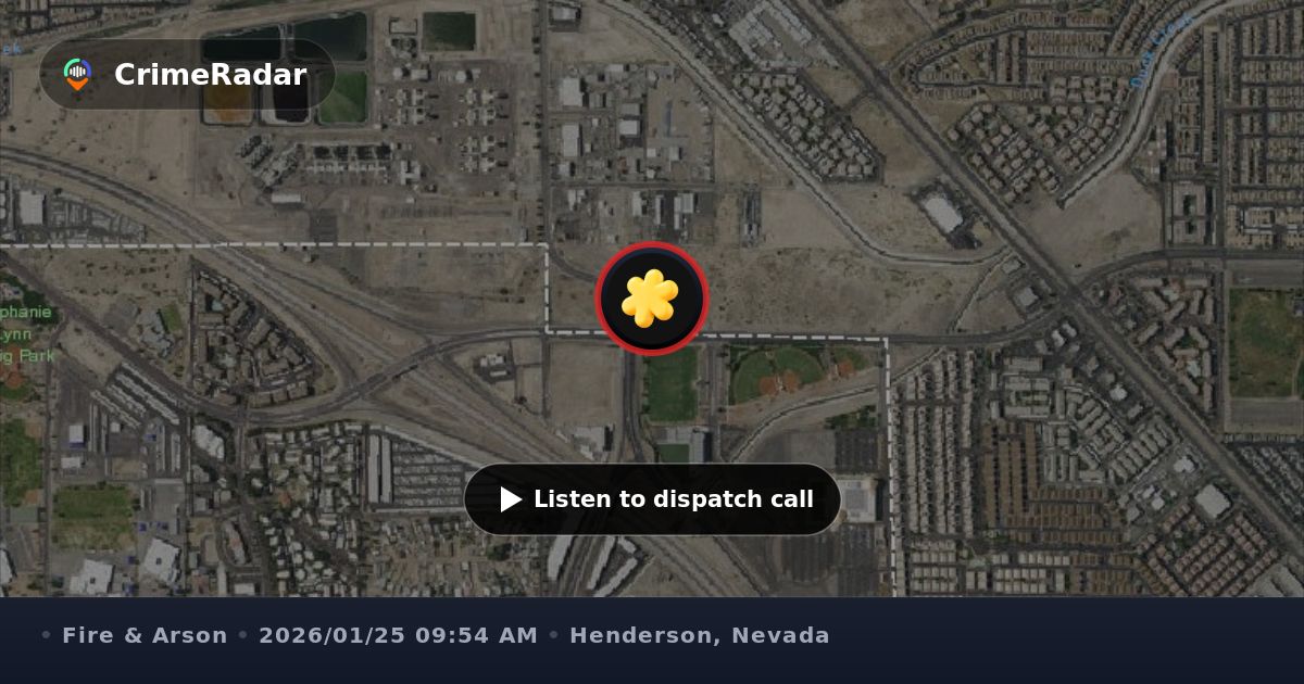 Smoke alarm checked near Slam Academy, Henderson NV | CrimeRadar