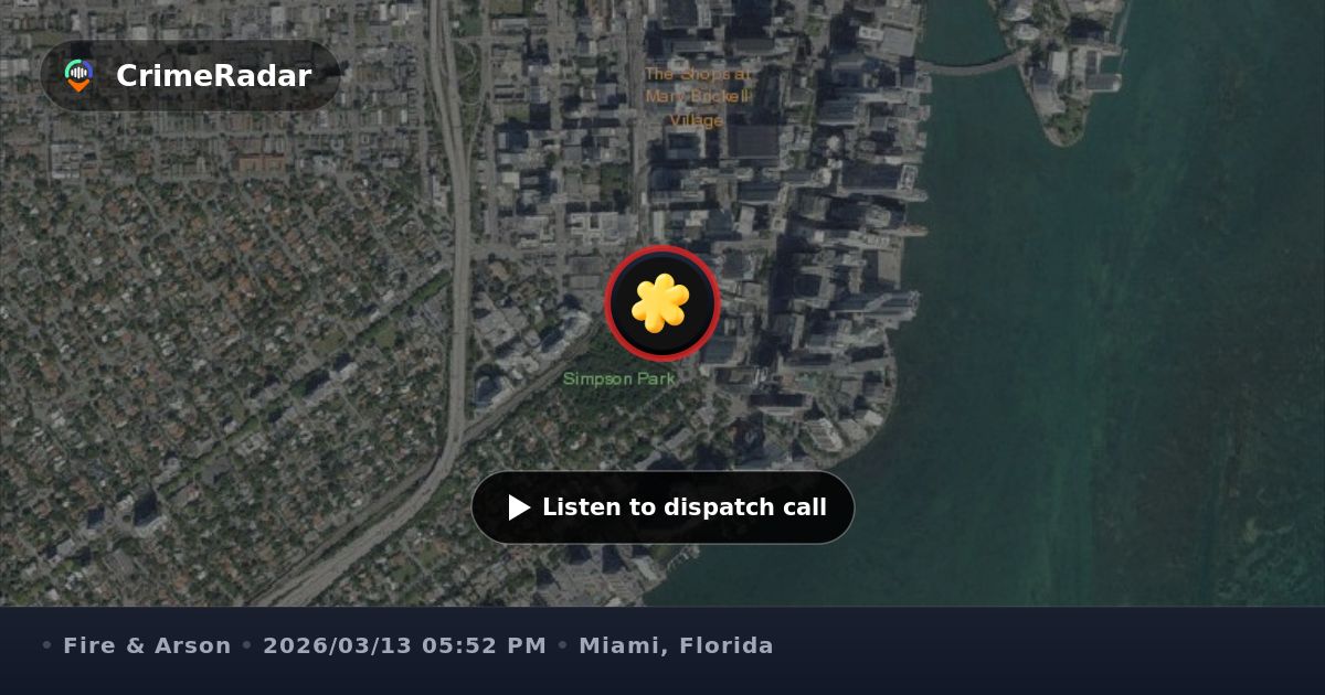 Pull station fire alarm at Brickell Avenue building, Miami FL | CrimeRadar