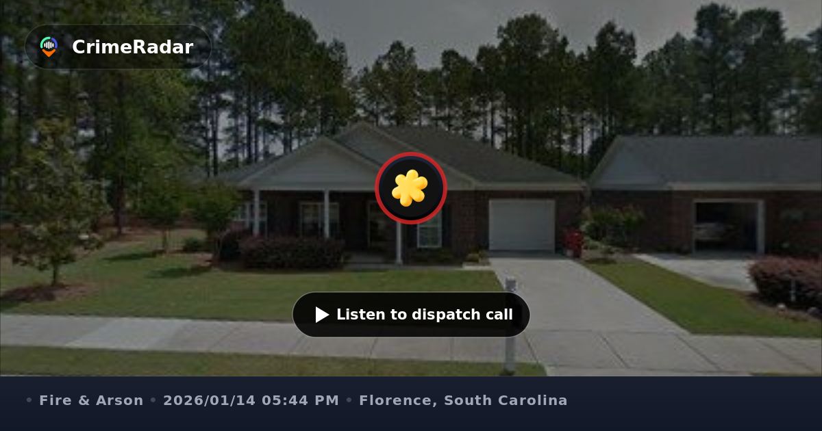 Commercial fire alarm canceled at Methodist Manor, Florence SC | CrimeRadar