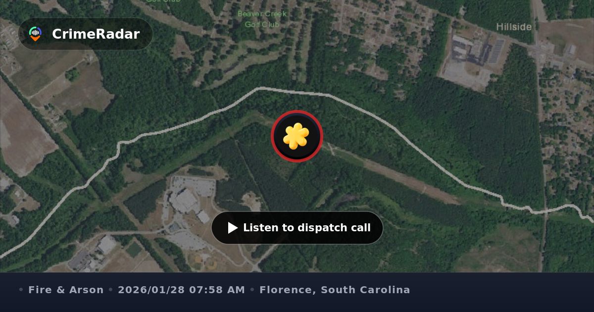 Apparent false fire alarm near Otis Way, Florence SC | CrimeRadar
