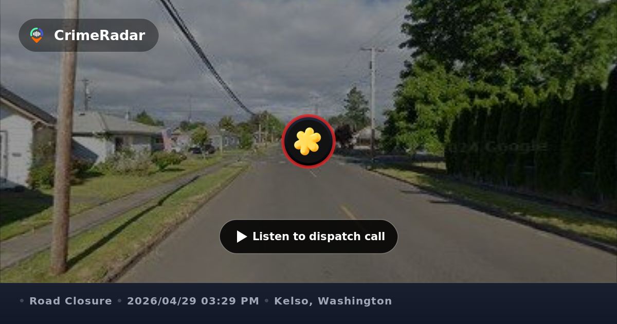 Train crossing checked, road remains open, Kelso WA | CrimeRadar