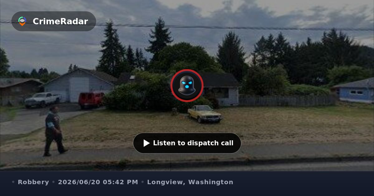 Officers contact possible suspect at pizza shop, Longview WA | CrimeRadar