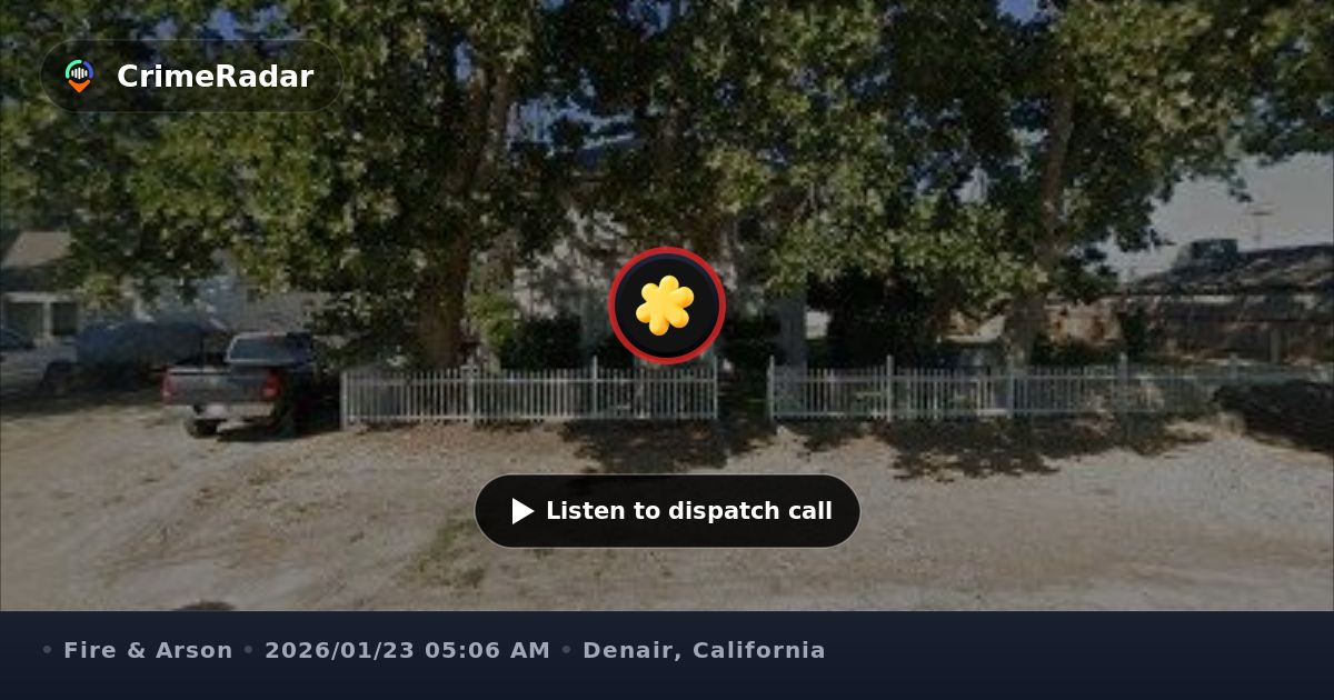 Fire crews respond to structure fire near Santa Fe Ave, Denair CA ...