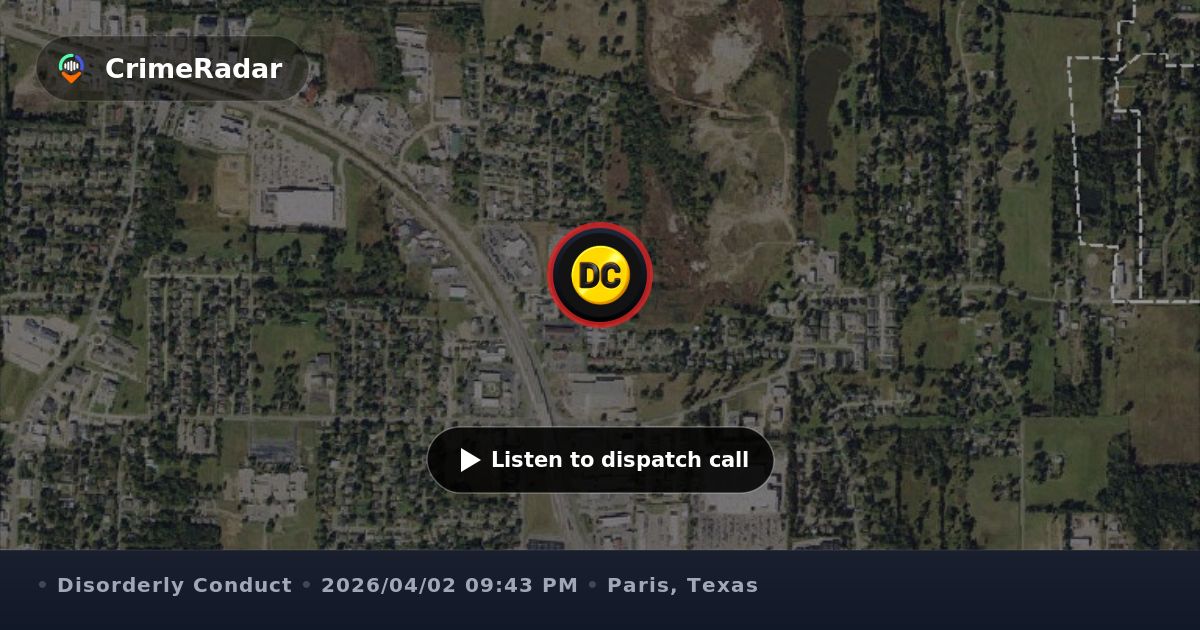 Large loud group reported on Castle Gate, Paris TX | CrimeRadar