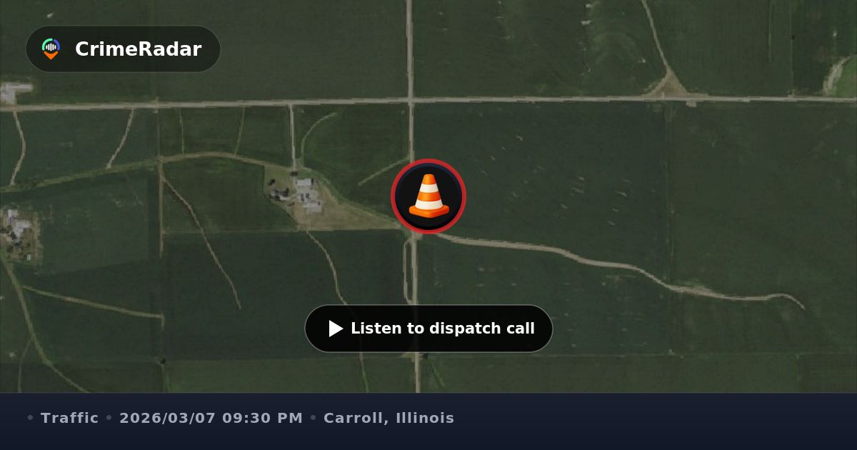 Single car rollover crash off Maple Grove Road, Carroll County IL ...