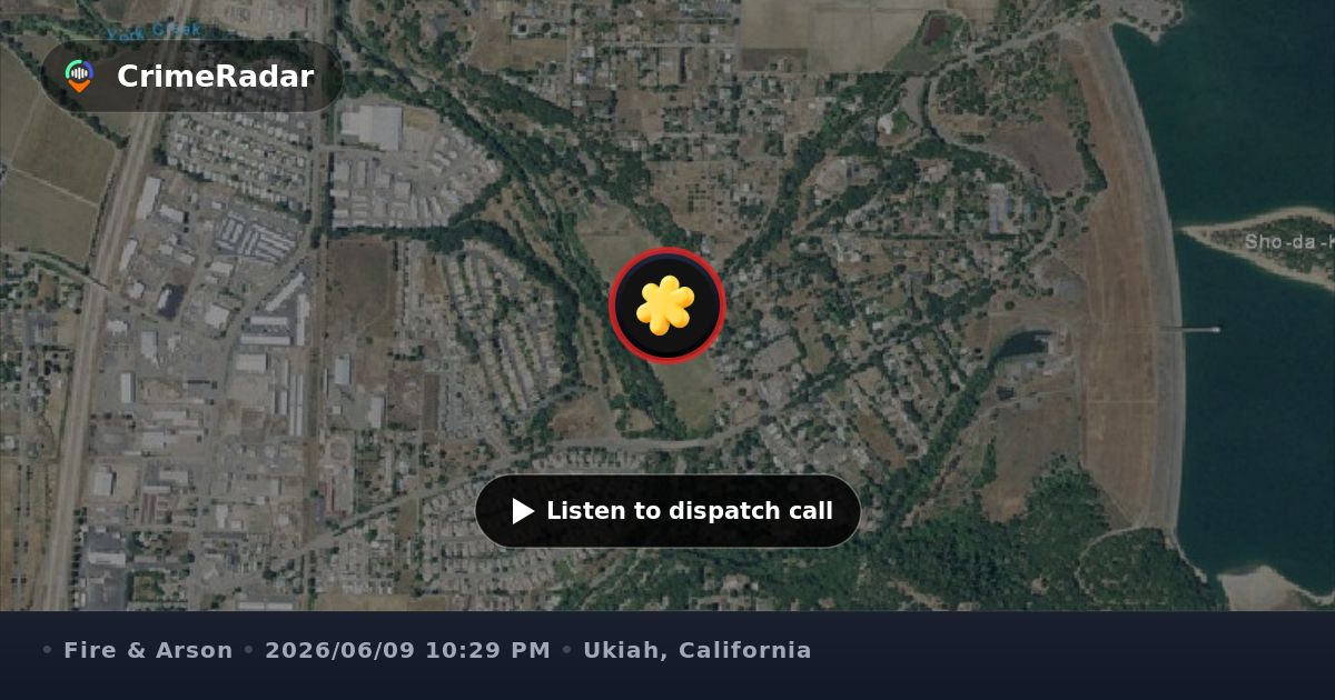 Report of electrical smoke in house, no fire found, Ukiah CA | CrimeRadar