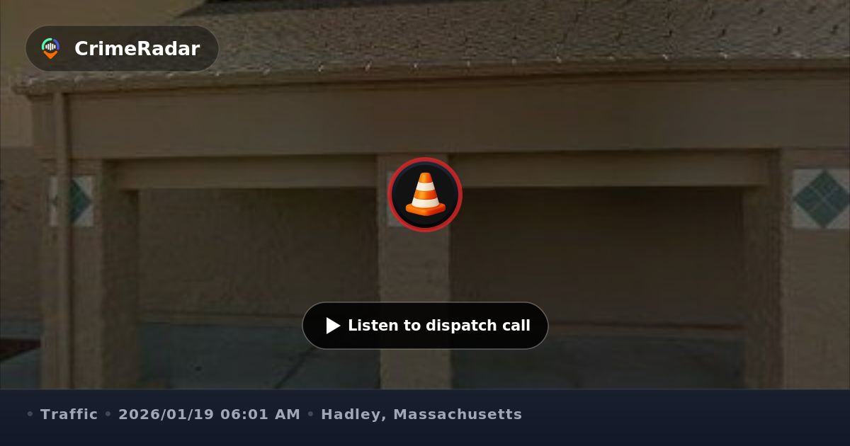 Two-car collision near Russell St Walmart, Hadley MA | CrimeRadar