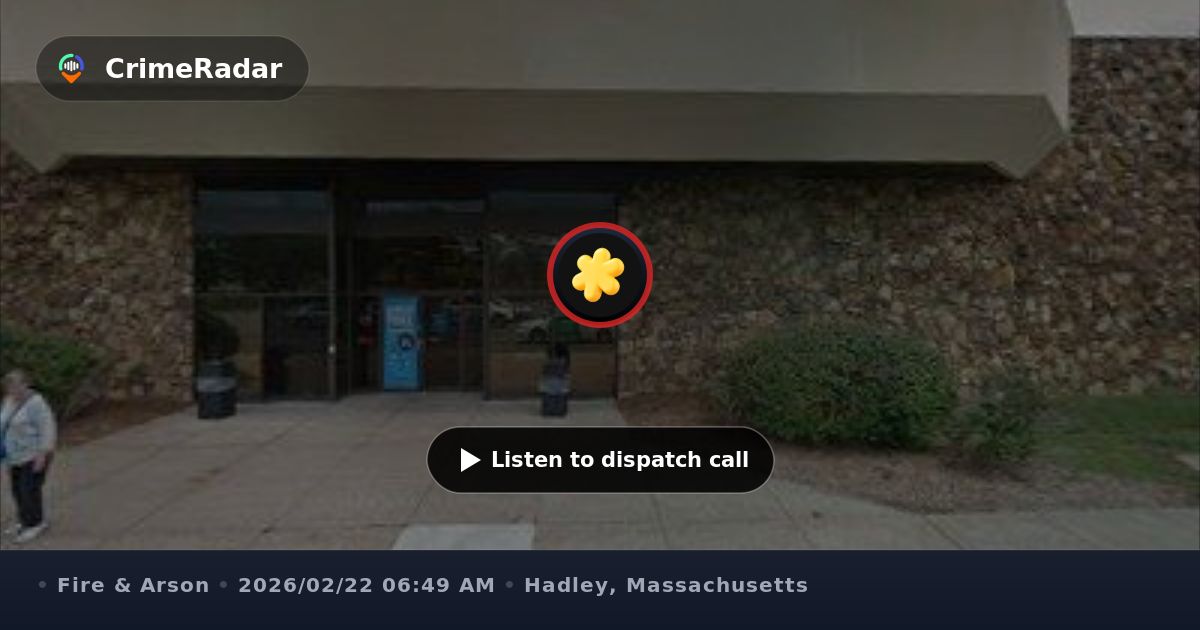 Fire alarm and gas company response at JCPenney, Hadley MA | CrimeRadar