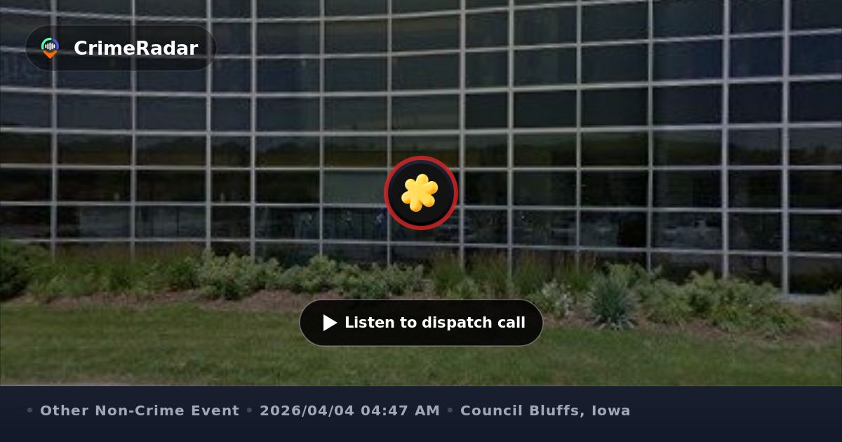 Ambulance arrives at Mercy Hospital, Council Bluffs IA | CrimeRadar