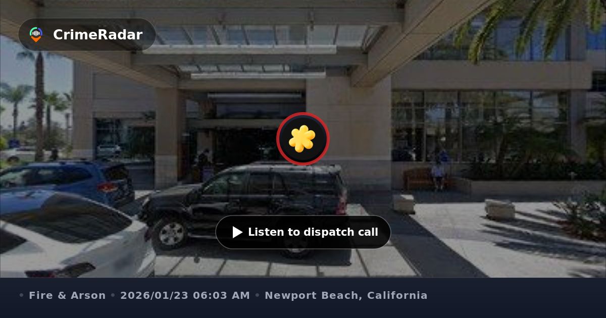 Fire crews respond to possible alarm at Hoag Hospital, Newport Beach CA ...